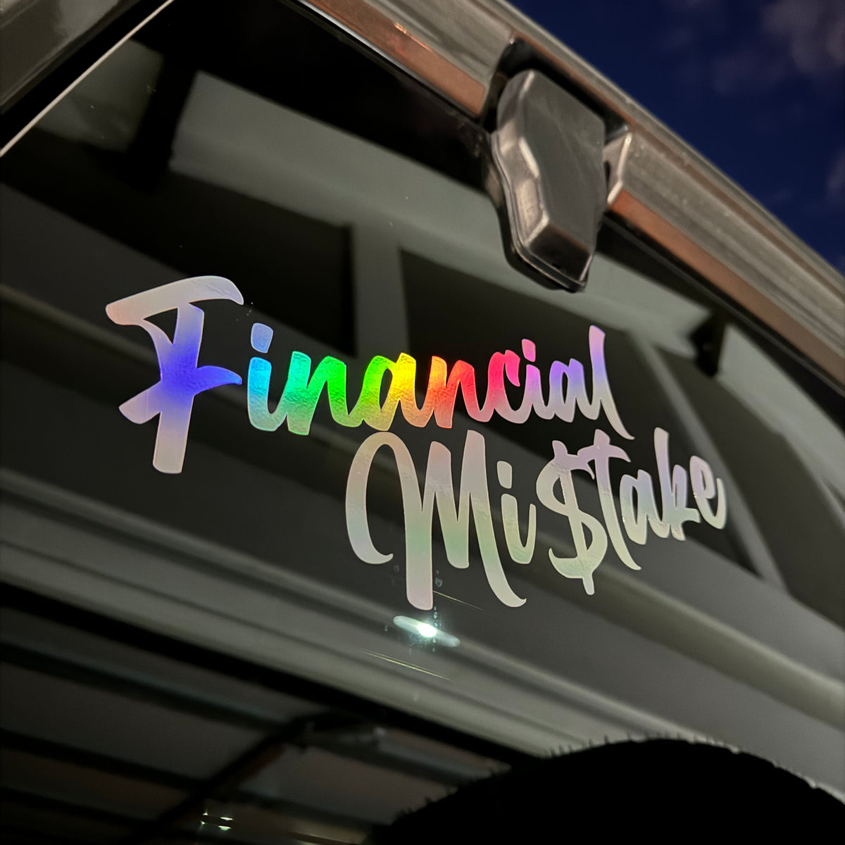 Financial Mistake Decal – GlowProLED