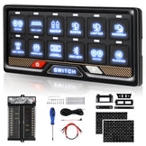12-Button Switch Panel for LED Rock Lights & 12V Accessories – GlowProLED
