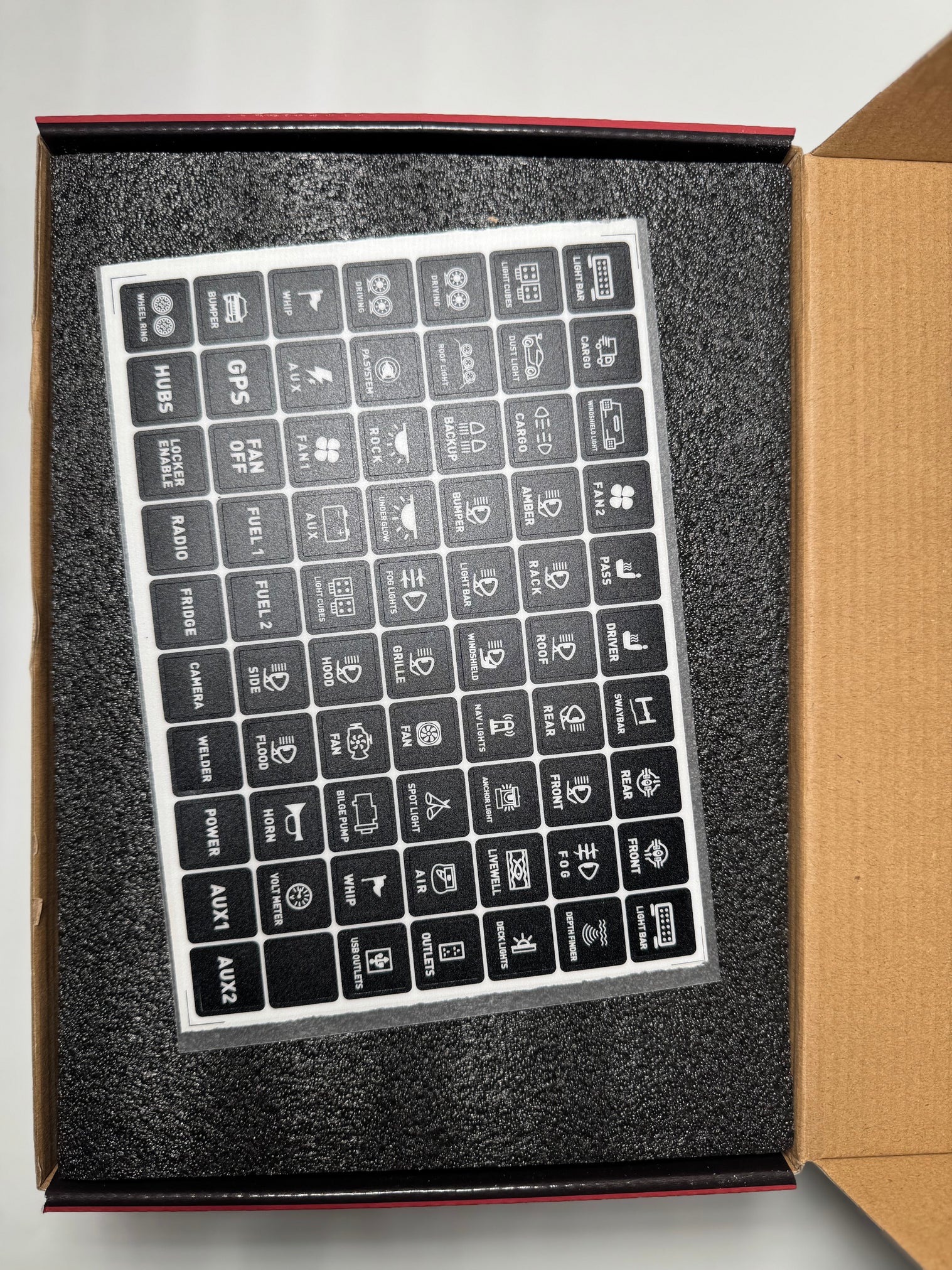 12-Button Switch Panel for LED Rock Lights & 12V Accessories – GlowProLED